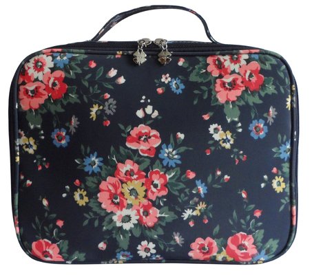 Colorful Fashion Personalized Makeup Bags , train case makeup bag