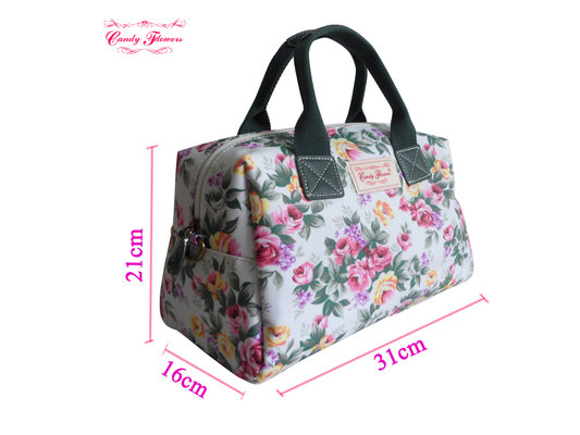 Vintage Floral Printed  Canvas Bag with Large Capacity  Light Weight