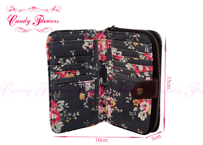 Promotional Gift womens thin credit card wallet with lots of card slots