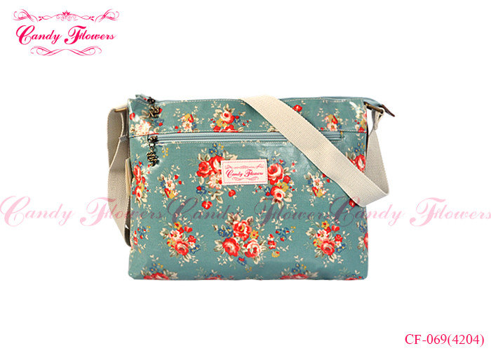 Green Small Floral Girls Messenger Bags Cross Body For Teenagers