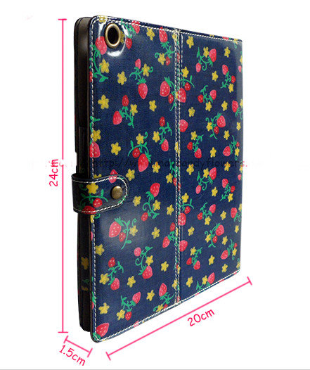 Vintage Strawberries iPAD 2 Canvas Storage Boxes