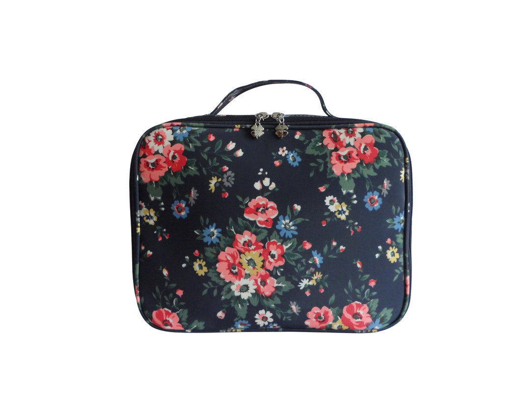 Colorful Fashion Personalized Makeup Bags , train case makeup bag