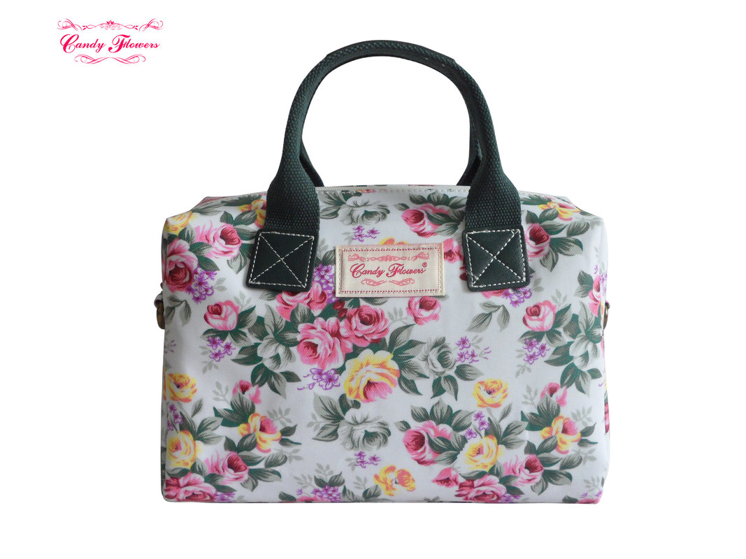 Vintage Floral Printed  Canvas Bag with Large Capacity  Light Weight