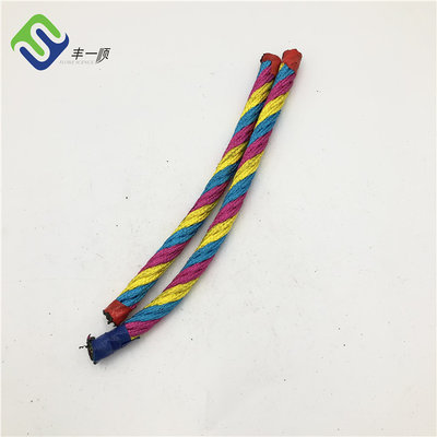 Red/Blue/Yellow Color Polyester Combination Wire Rope 5/8" Hot Sale