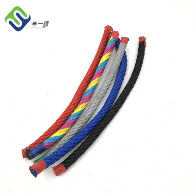 Customized 6x7 Polyester Combination Rope With Fiber Core for Playground