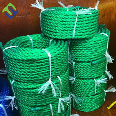 3 Strand Green Color PP Danline Rope 10mm*220m Hot Sale