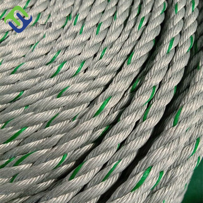 4 Strands 14mm Polypropylene PP Danline Floating Rope Made in China