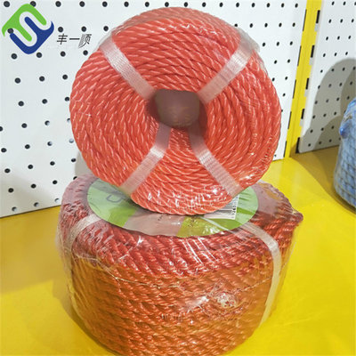 3 Strands Twisted Blue Color PP Danline Rope 12mmx100m