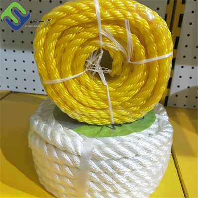 3 Strands Twisted Blue Color PP Danline Rope 12mmx100m