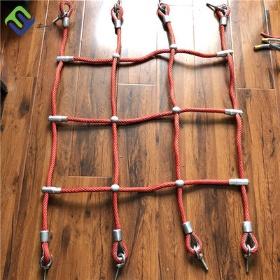 Customized 6x7 Polyester Combination Rope With Fiber Core for Playground