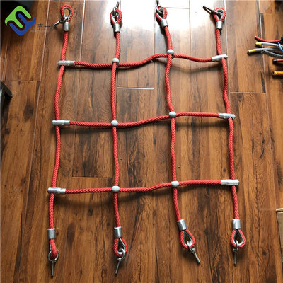 Customized 6x7 Polyester Combination Rope With Fiber Core for Playground