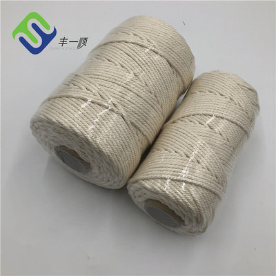 Wholesale DIY tapestry natural 4mm twisted cotton rope for macrame