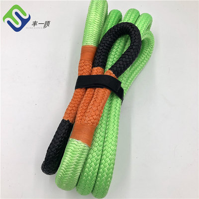 Double Braided Nylon 66 Recovery Kinetic Tow Rope With Coating