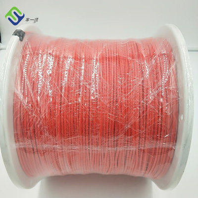 2.5mm Red Color UHMWPE Paraglider Winch Towing Rope With High Strength