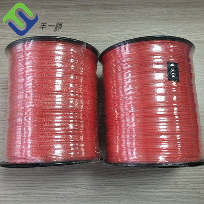 Customized Red Color 4mm-12mm UHMWPE Spectra Rope With UV Protection
