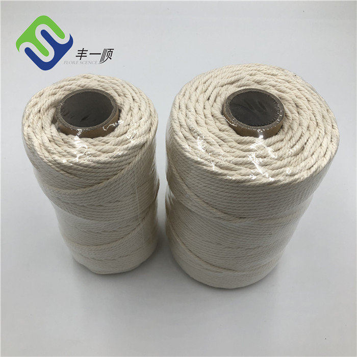 3mm X 140m Raw Color 100% Cotton Rope,Twisted twine