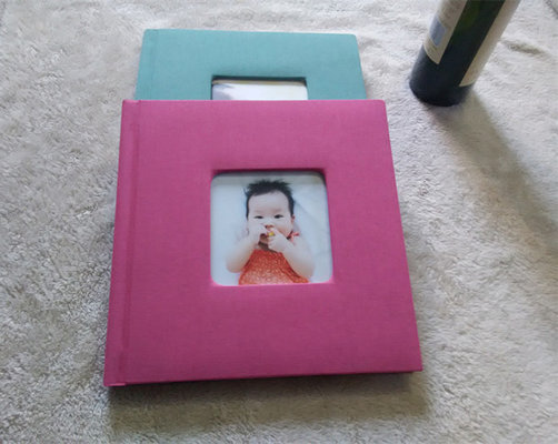 8x12 Lovely Children Fabric Covered Photo Album With Matt Lamination Paper
