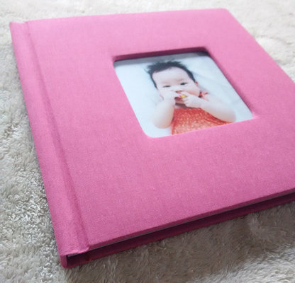 Cool 8x10 Fabric Cover Photo Album Oxidant Resistant for Honeymoon