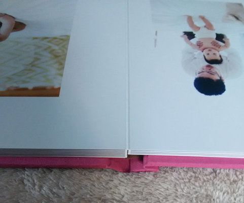 Square Friends Fabric Photo Album Scratch Resistant Inner Page