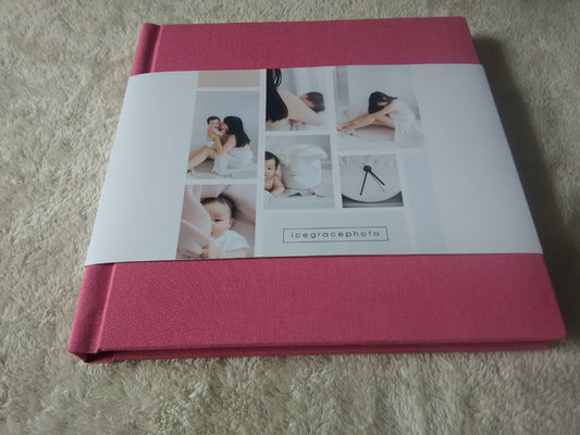 Cool 8x10 Fabric Cover Photo Album Oxidant Resistant for Honeymoon