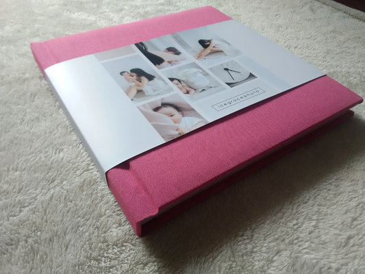 Square Friends Fabric Photo Album Scratch Resistant Inner Page