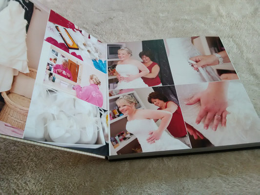 Modern Family Memories Wedding Photo Book 14 x 10 With 1.5mm Inner Pages