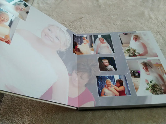 Private Family Memories Wedding Photo Album 10 x 10 With 0.5mm Inner Pages