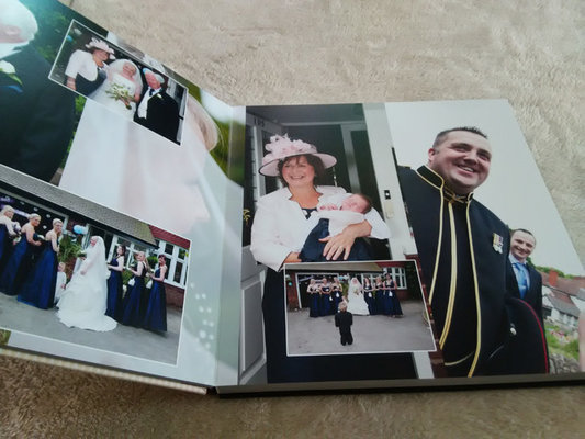 Wonderful Flush Mount Photo Album , 8x8 Grandma / Baby Boy Photo Book