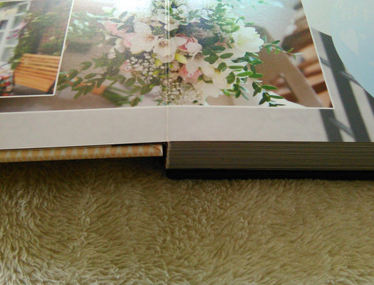 Homemade Engagement Flush Mount Photo Album , Waterproof 12 x 8 Photo Book