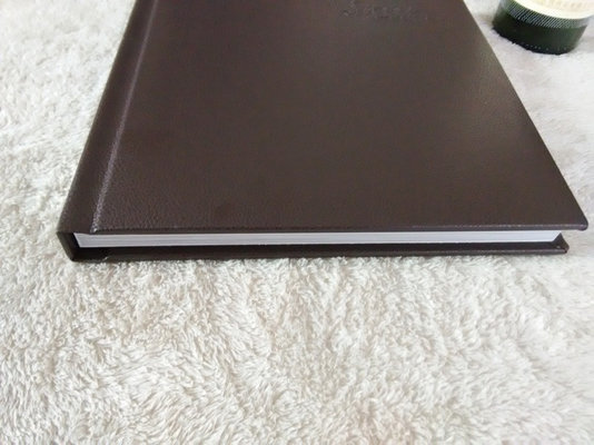 Modern Waterproof Coffee Colour  PVC Leather Photo Albums 14 x 14