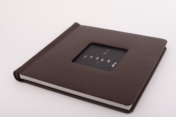12x18 Inch Personalised Leather Photo Album Flush Mount  For Celebrity