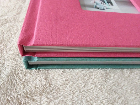 Professional Graduation / Engagement 8 x 8 Fabric Covered Photo Album Book
