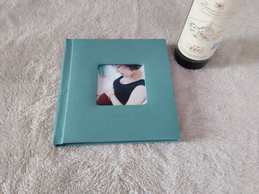 Professional Graduation / Engagement 8 x 8 Fabric Covered Photo Album Book