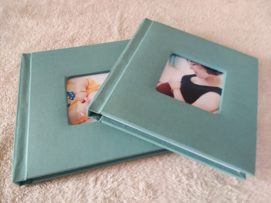 Modern Personalized 12 x 12 Fabric Covered Photo Album For Party / Holiday