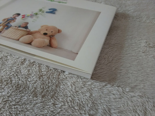 Contemporary 10 x 14 Kid Anniversary Photo Book With Recycled Paper