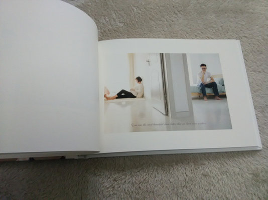 Hard Cover 18x26cm 1st Birthday Photo Album With Japanese Recycled Paper