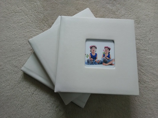 Large 12x18 Leather Classic Photo Albums Flush Mount For Holiday