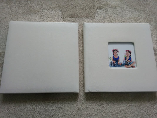 Contemporary Kids Photo Albums Flush Mount Leather Personalized