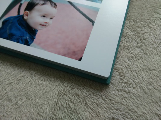 Company Anniversary 12x12 Fabric Covered Photo Album Waterproof