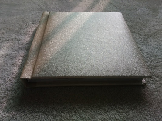 Modern 8x8 Apricot Leather Photo Albums For Friendship / Birthday