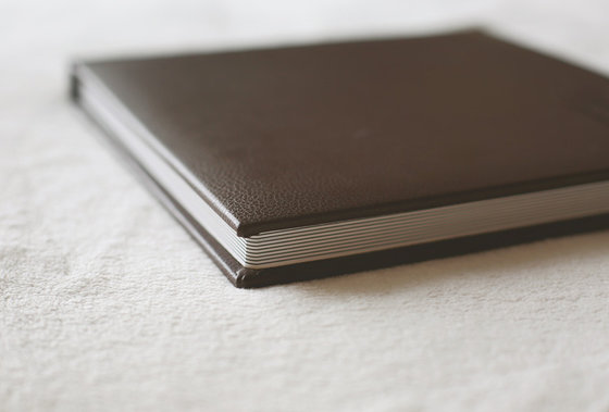 Modern 18x12 Coffee Leather Large Photo Albums For Business Anniversary