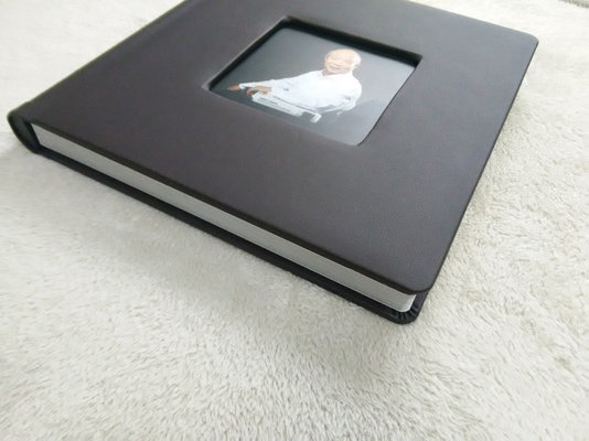 Coffee Waterproof 14x10 Magazine Style Photo Album For Business / Grandma
