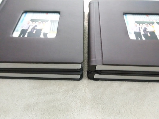 Storybook Vintage Wedding Photo Albums 14 x 10 Luxury Coffee Leather Cover