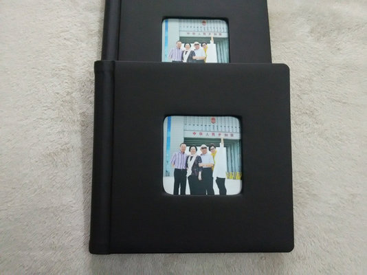 Recycled Custom Flush Mount Wedding Albums 8 x 12 With Window
