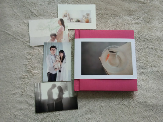 Personal Flush Mount Album Holiday 6 x 6 Album Cut - Off Glossy Pages