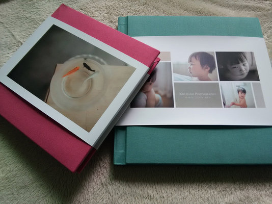 Creative Flush Mount Photo Album , Fabric Travel 12 x 12 Wedding Books