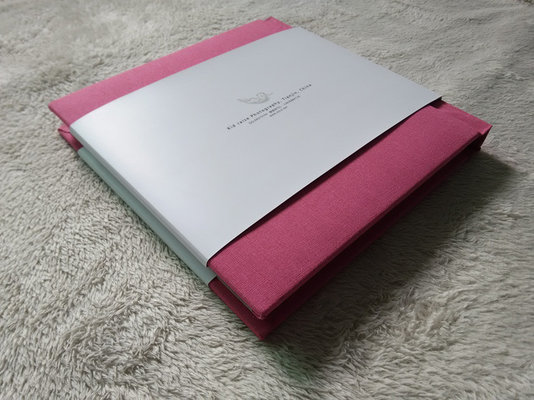 Creative Flush Mount Photo Album , Fabric Travel 12 x 12 Wedding Books