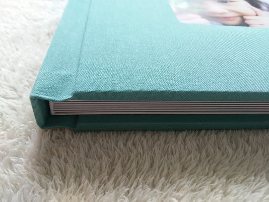Company Anniversary 12x12 Fabric Covered Photo Album Waterproof