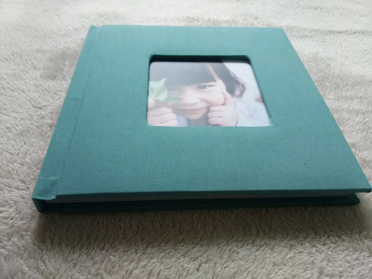 Unique Artwork Women Photo Book Flush Mounted 11 x 11 Fabric