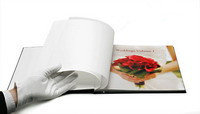 Professional Vertical 8 x 12 Personalized Photo Albums For Restaurant Menu